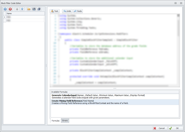 Code Filters