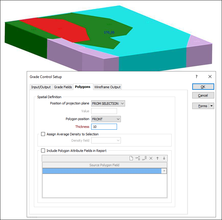 Setup Polygons