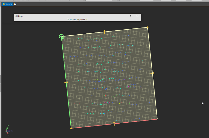 Workflow for Setting Interactive Grid Extents