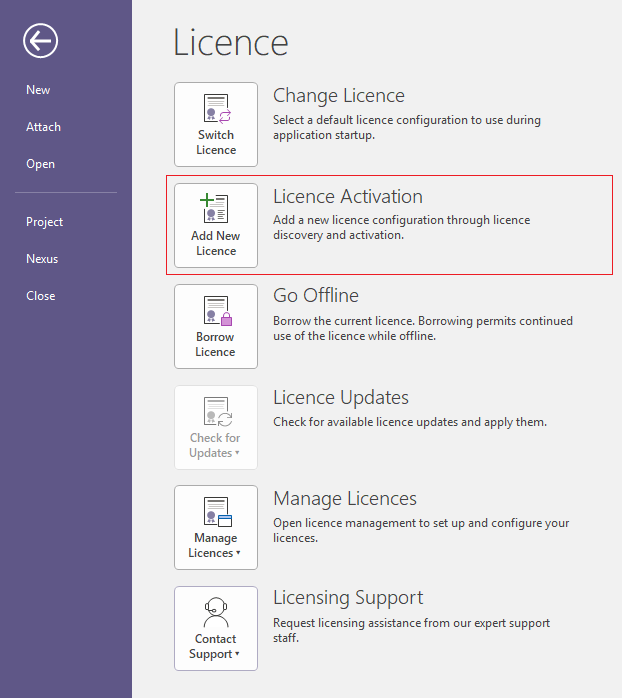 Install and Activate a Network Licence