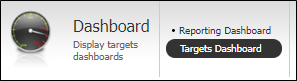 Managing Targets Dashboards