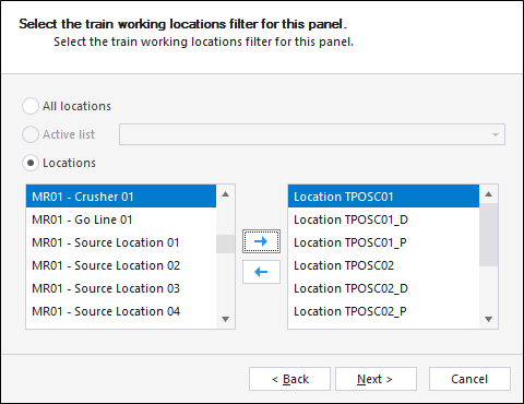 Train Panel